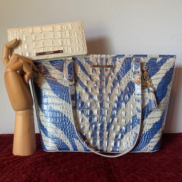Brahmin | Bags | New Brahmin Medium Asher Dazzle Zebra Tote | Poshmark